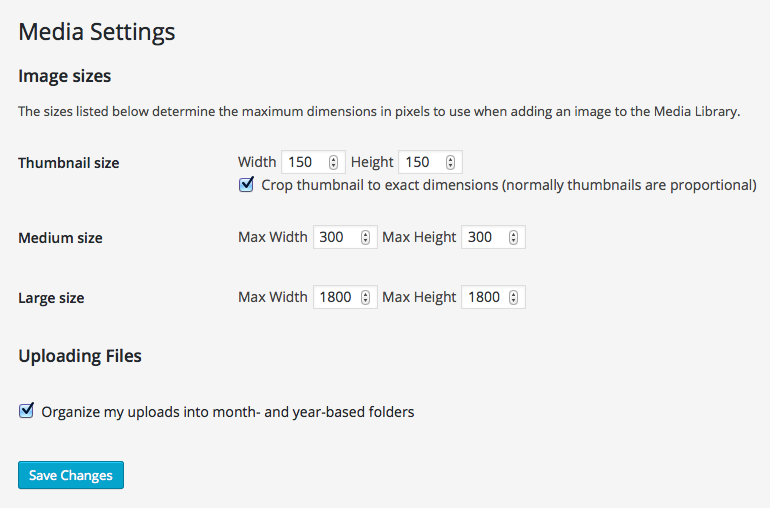 Wordpress Change Image Size Re render All Images Cpu20